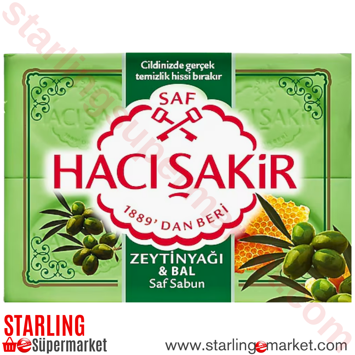 {HACI SAKIR SABUN KALIP ZEYTINYAGI&BAL 600 G} | Girne Online Market ...
